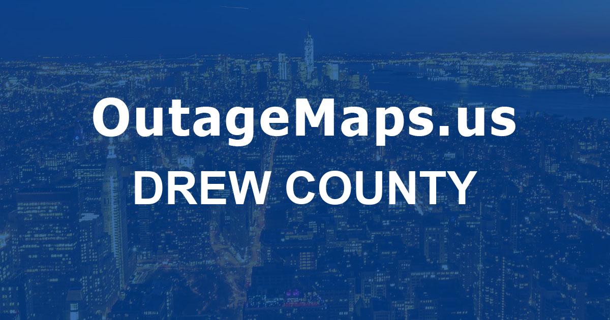 Drew County Power Outages Map