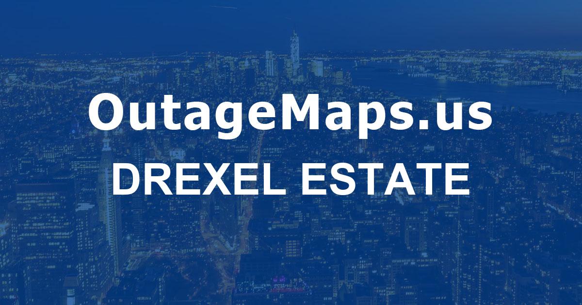 Drexel Estate Power Outages Map