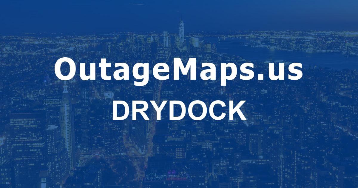 Drydock Power Outages Map