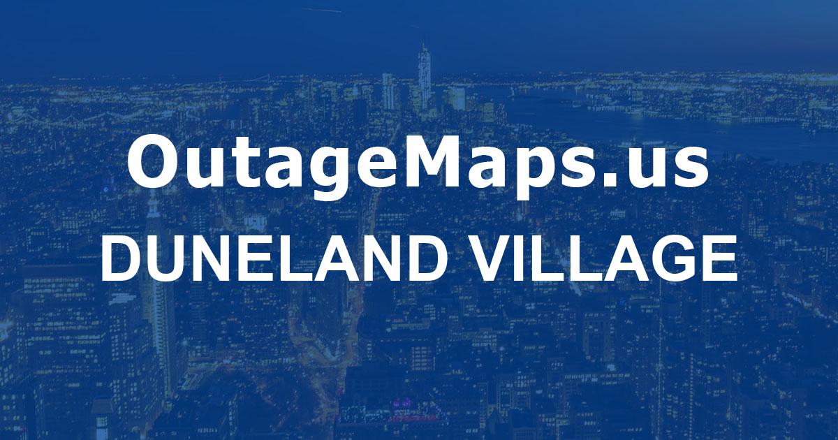 Duneland Village Power Outages Map