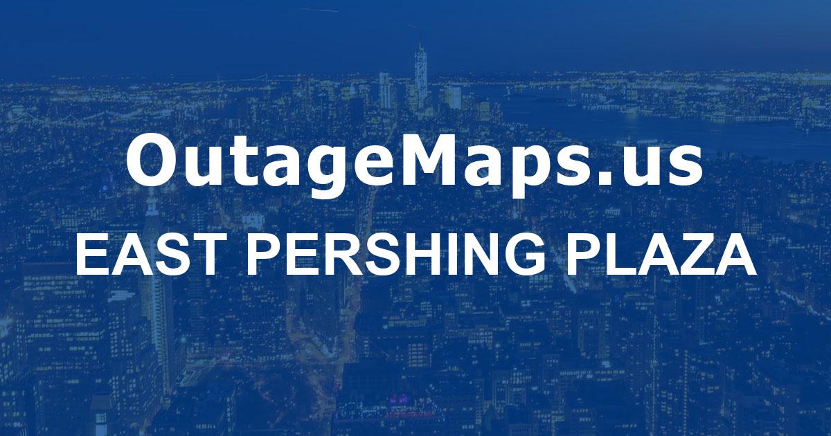 East Pershing Plaza Power Outages Map