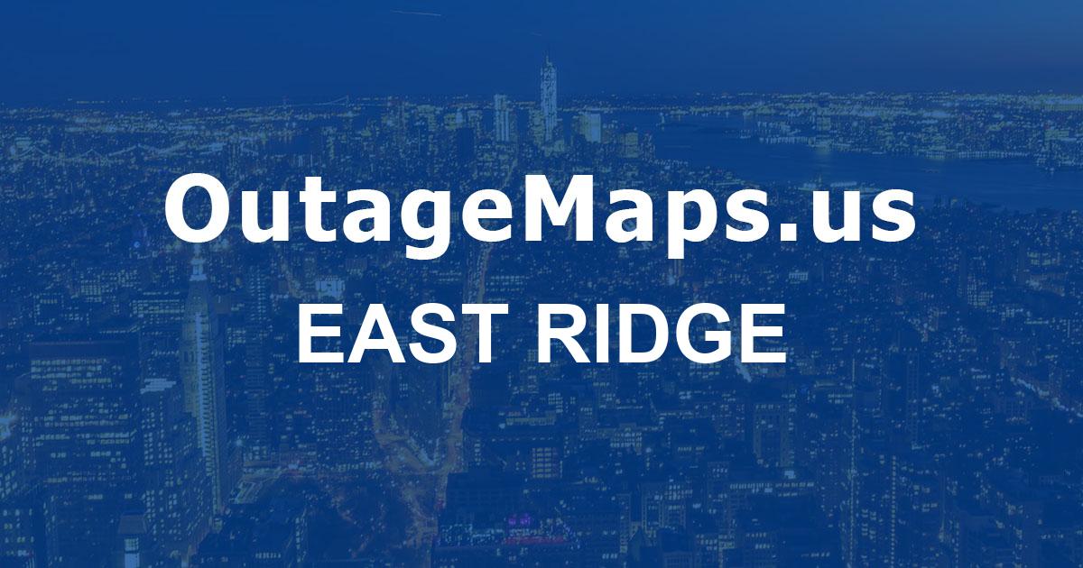 East Ridge Power Outages Map