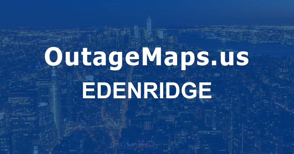 Edenridge Power Outages Map