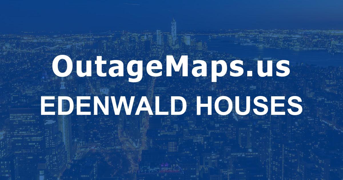 Edenwald Houses Power Outages Map
