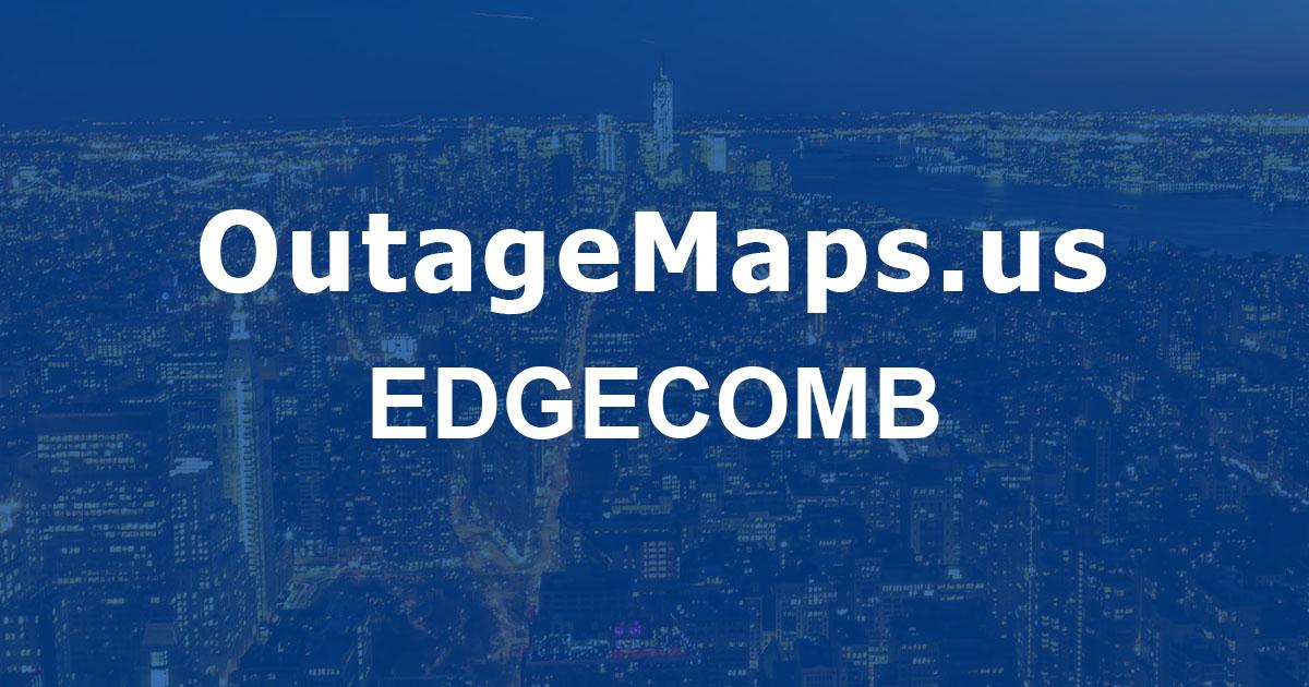 Edgecomb Power Outages Map