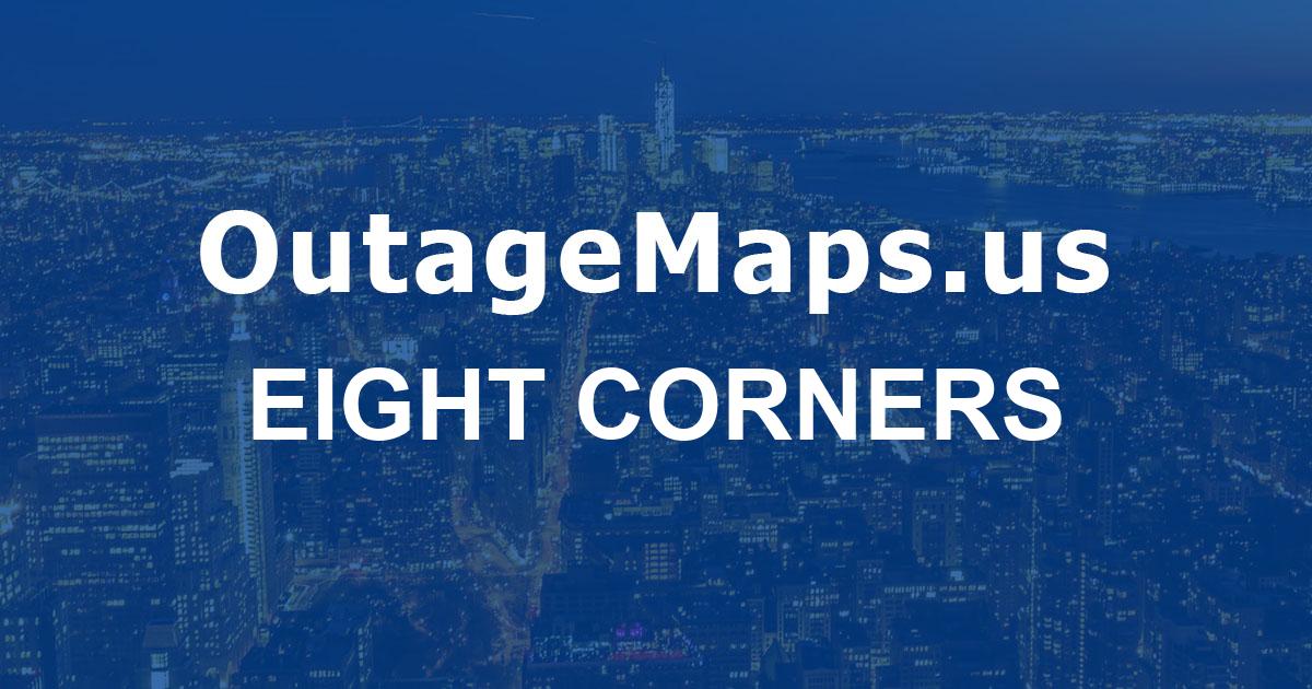 Eight Corners Power Outages Map