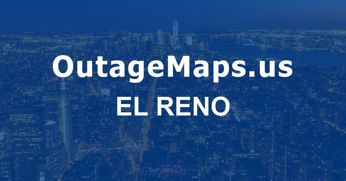 El Reno Power Outages Map