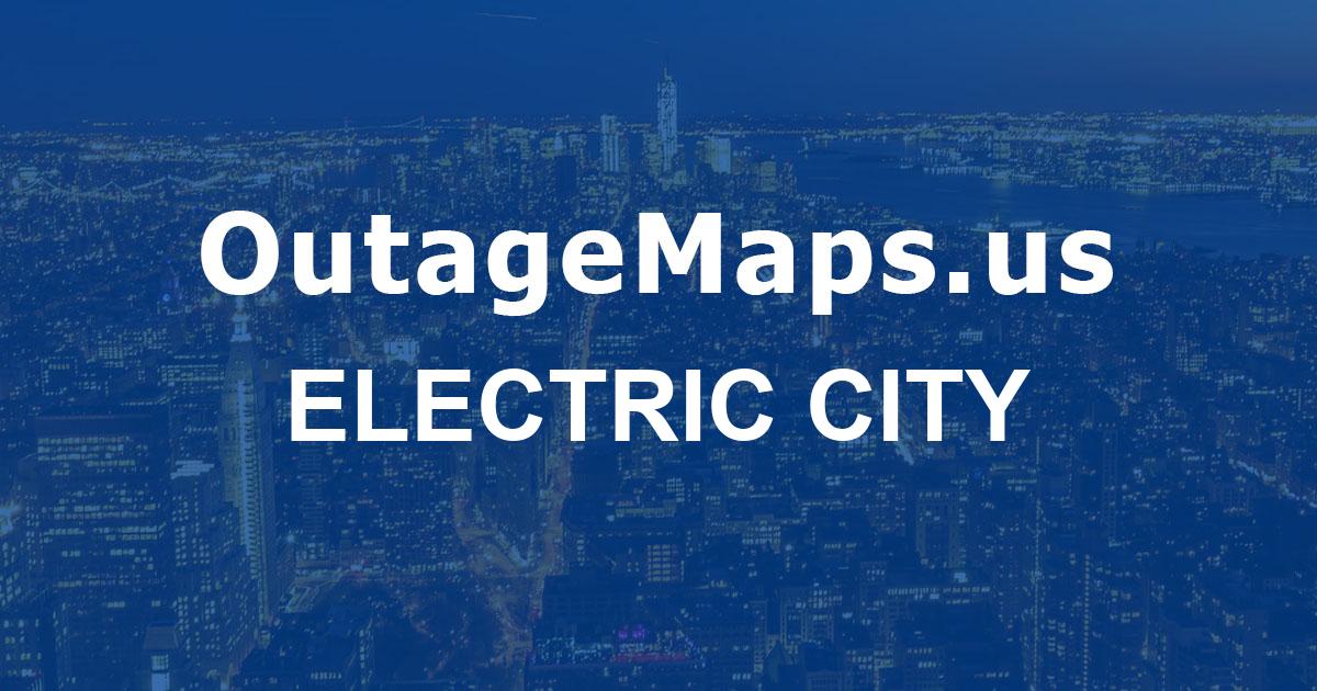 Electric City Power Outages Map