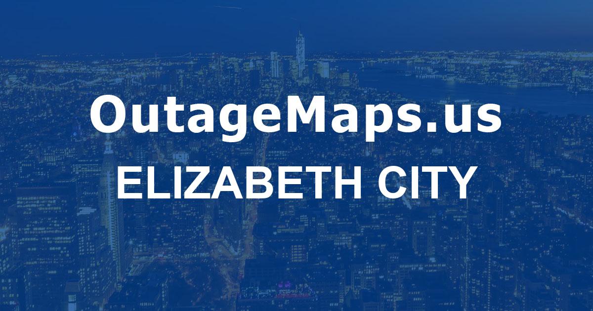 Elizabeth City Power Outages Map
