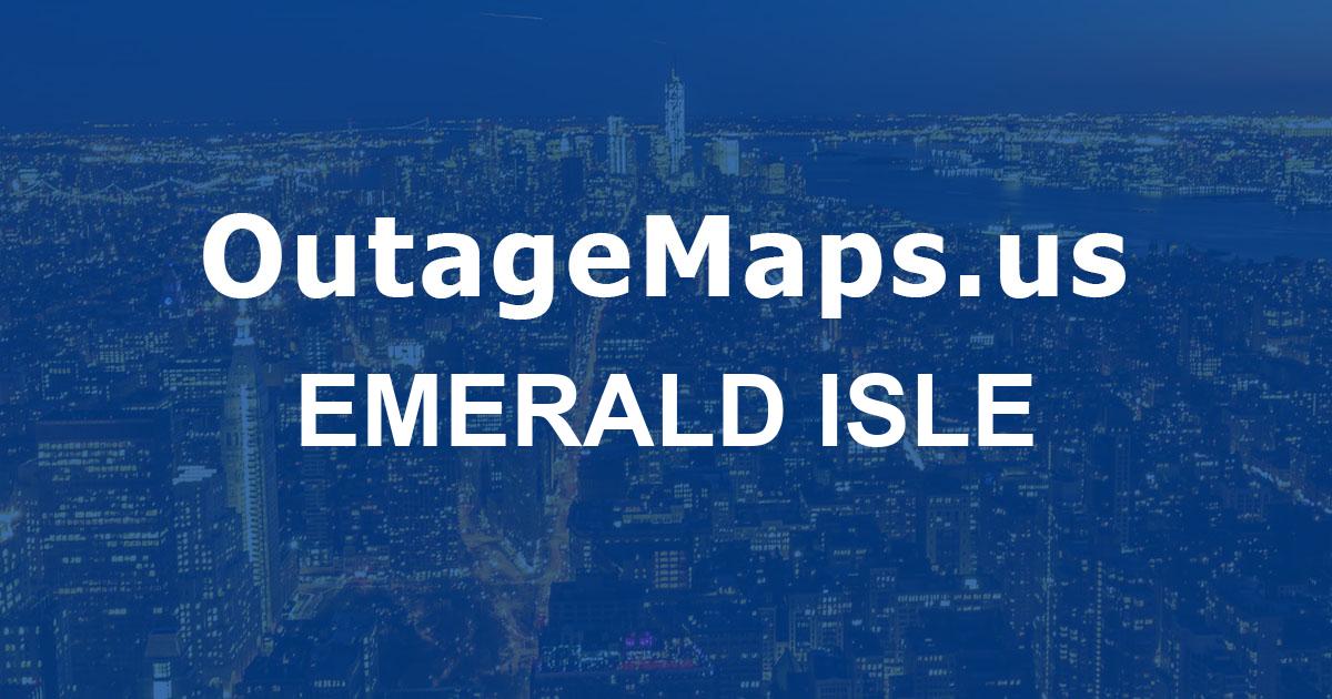Emerald Isle Power Outages Map