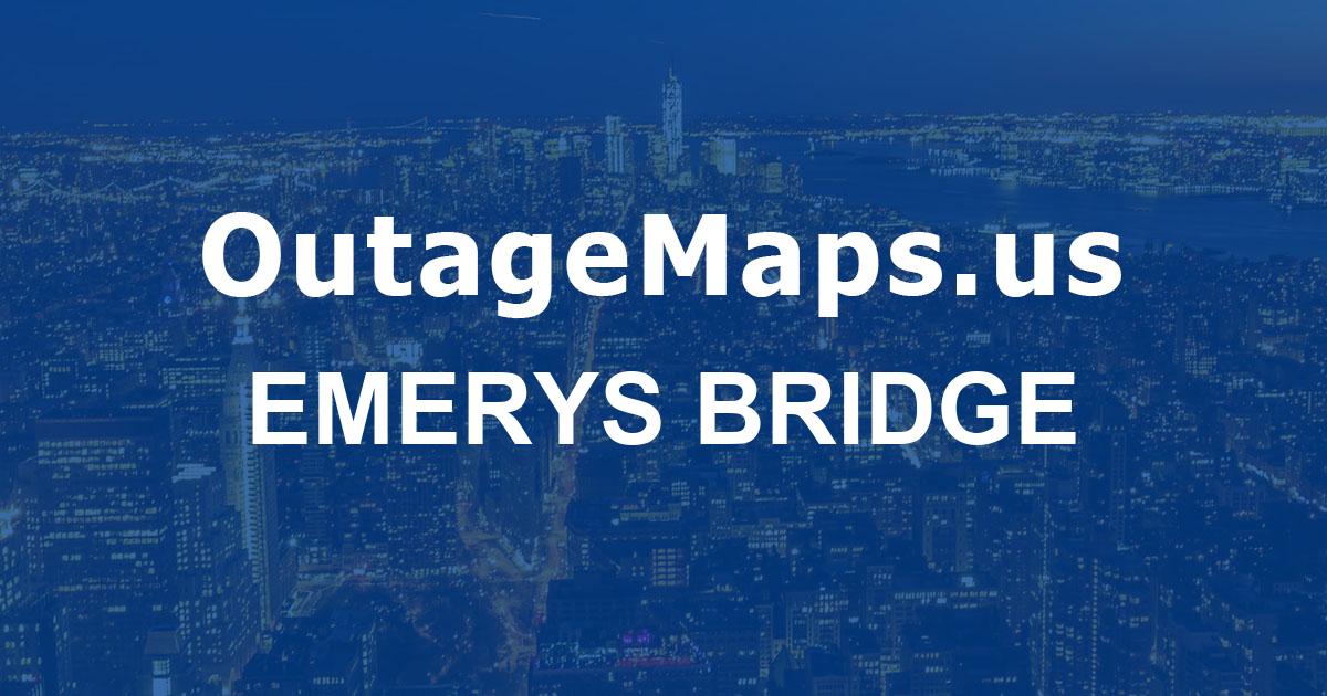 Emerys Bridge Power Outages Map