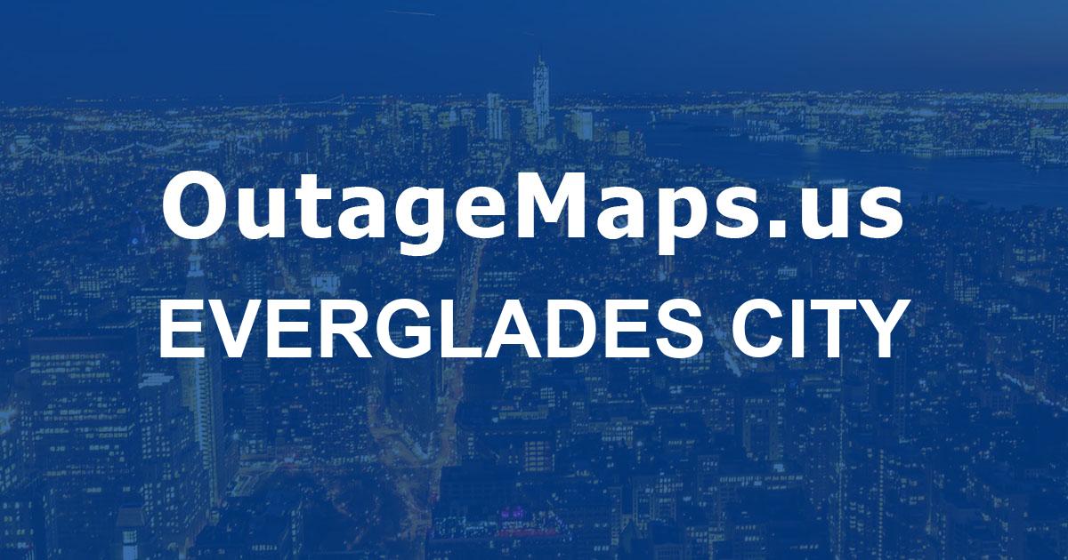 Everglades City Power Outages Map