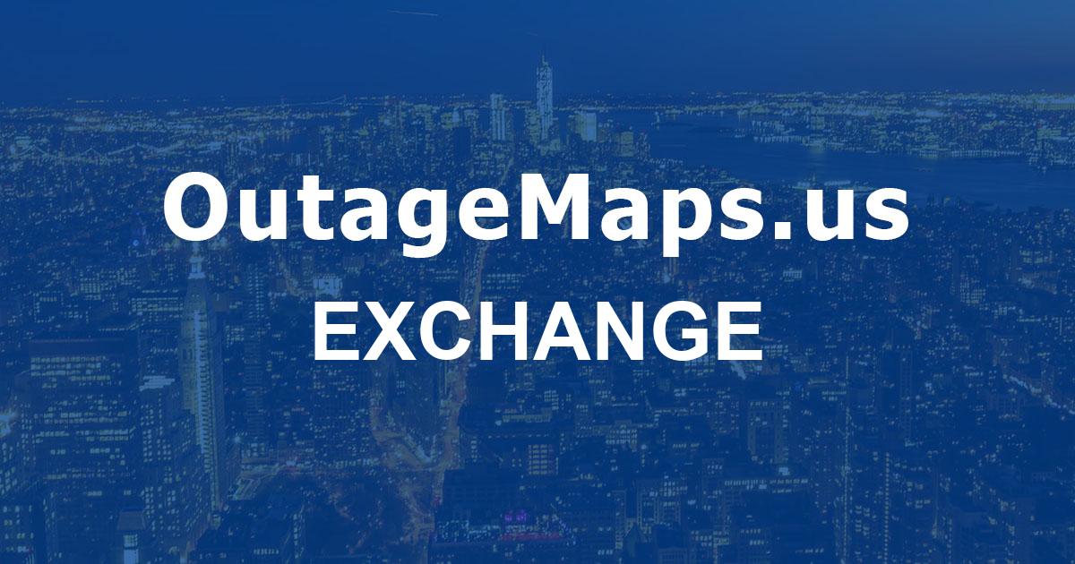 Exchange Power Outages Map