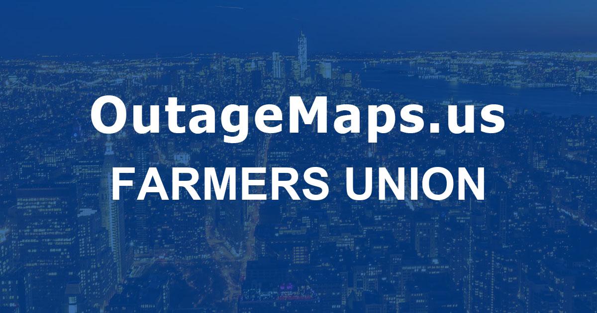 Farmers Union Power Outages Map