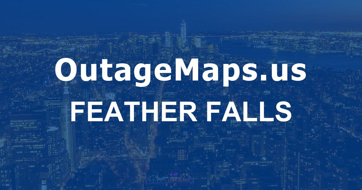 Feather Falls Power Outages Map