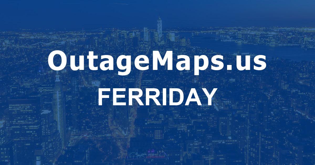 Ferriday Power Outages Map