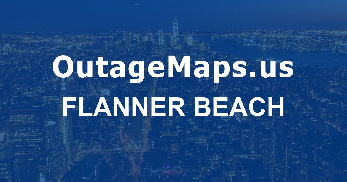 Flanner Beach Power Outages Map