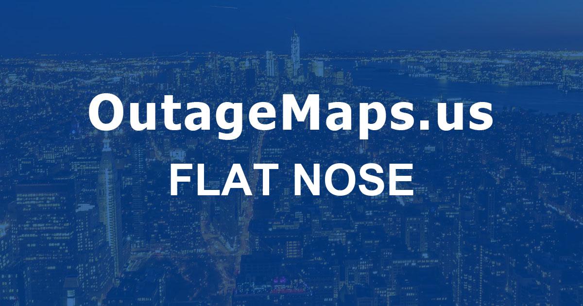 Flat Nose Power Outages Map