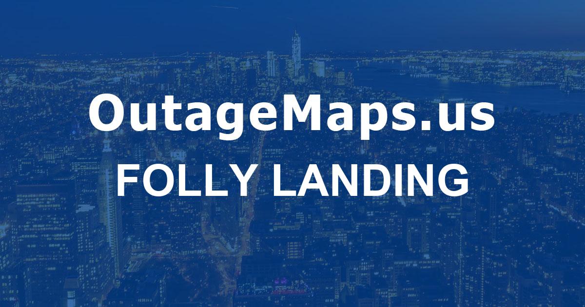 Folly Landing Power Outages Map