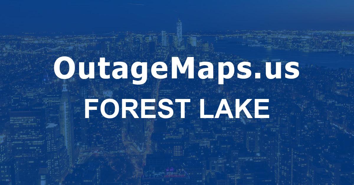 Forest Lake Power Outages Map