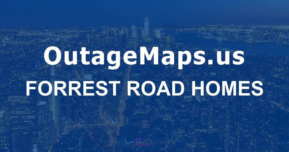 Forrest Road Homes Power Outages Map