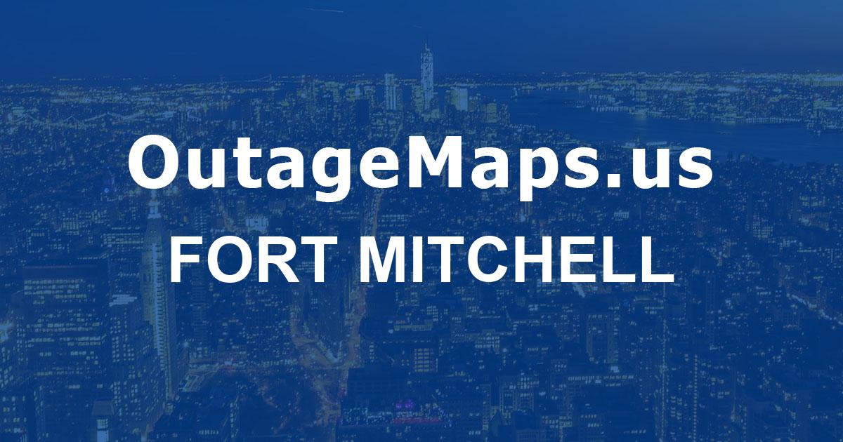 Fort Mitchell Power Outages Map