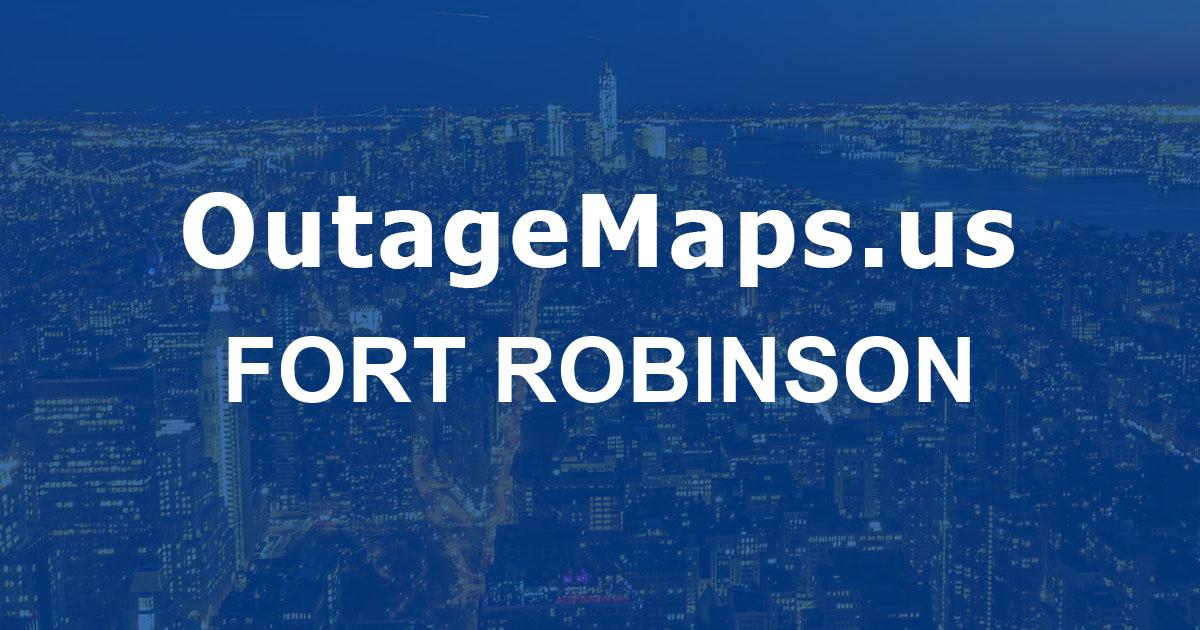Fort Robinson Power Outages Map
