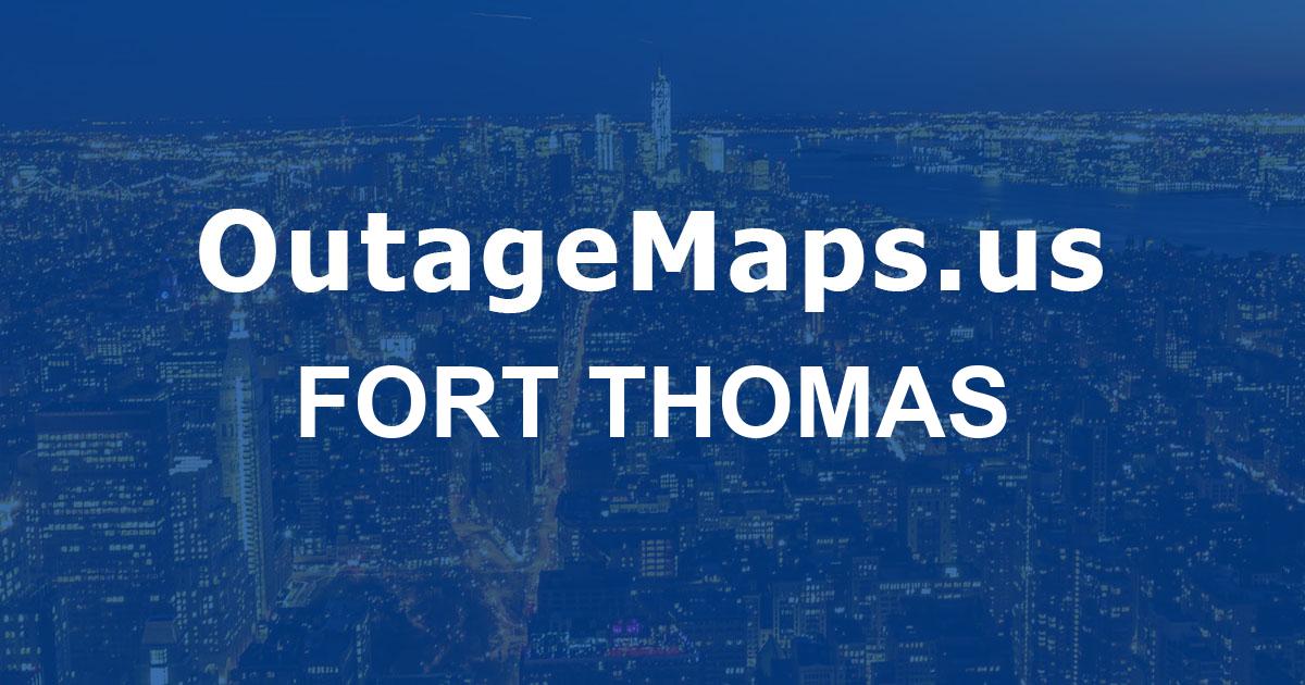 Fort Thomas Power Outages Map