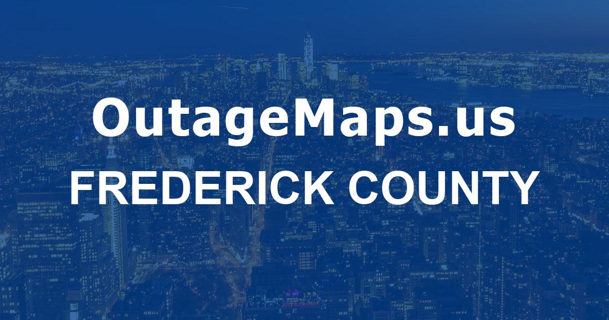 Frederick County Power Outages Map