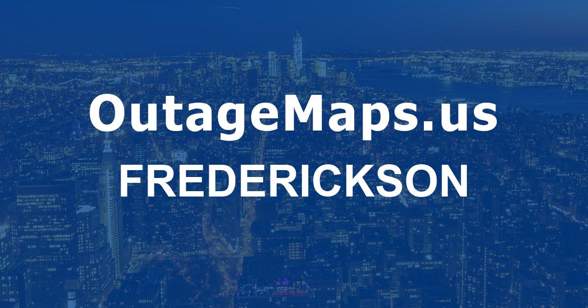 Frederickson Power Outages Map