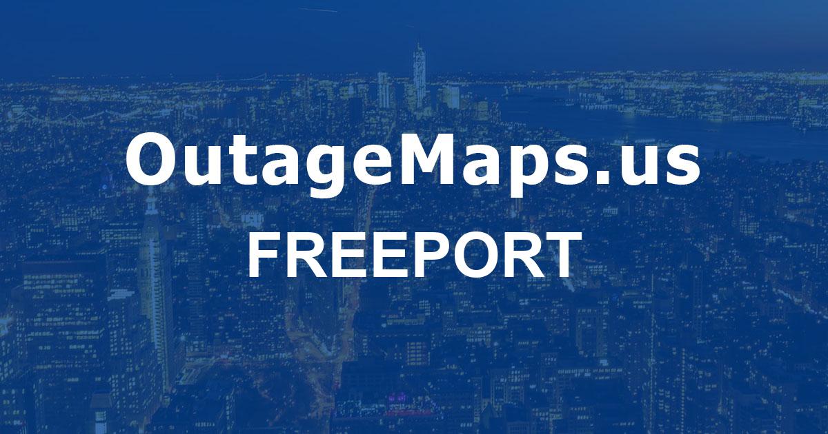 Freeport Power Outages Map
