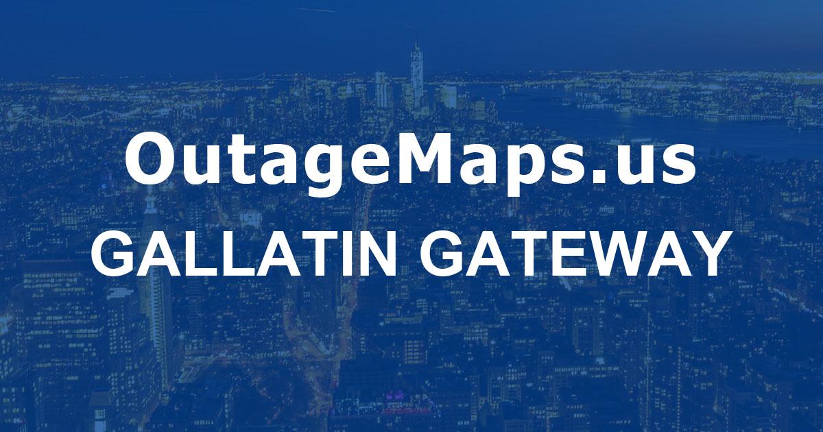 Gallatin Gateway Power Outages Map