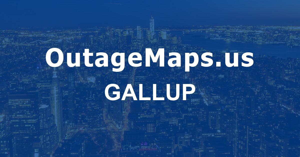 Gallup Power Outages Map