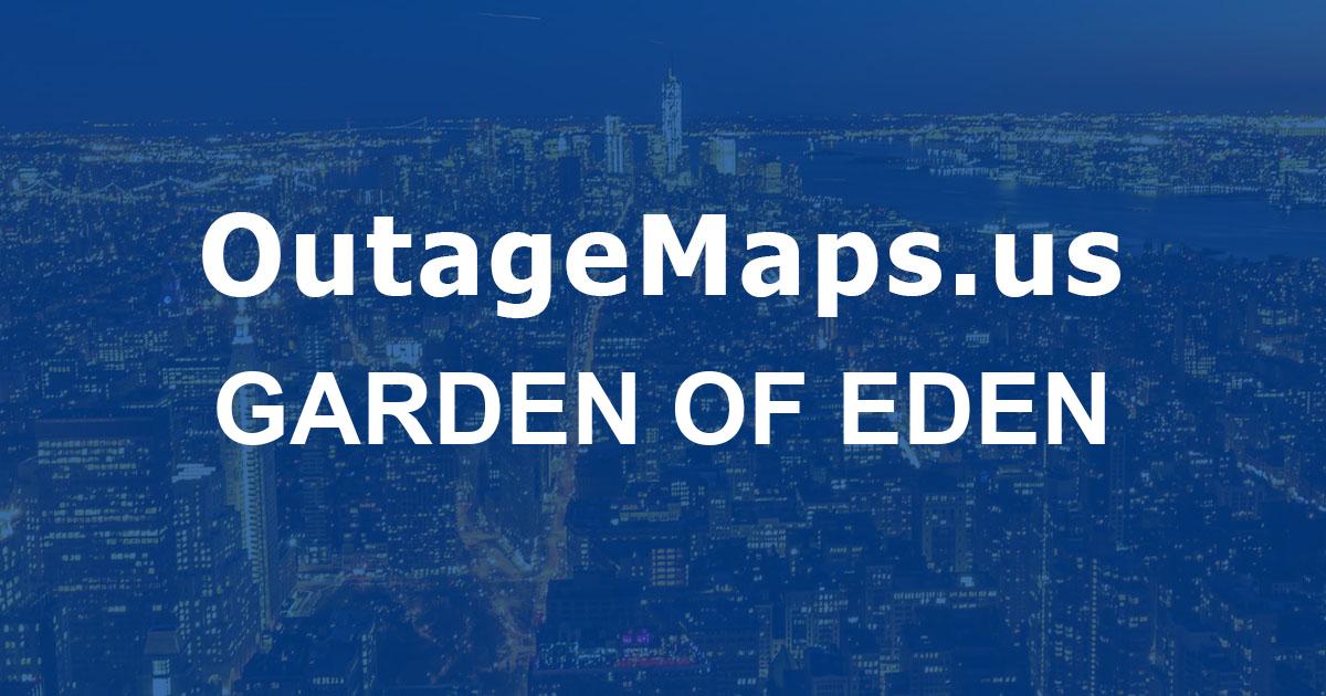 Garden of Eden Power Outages Map