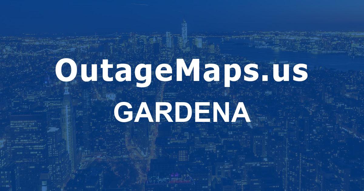 Gardena Power Outages Map