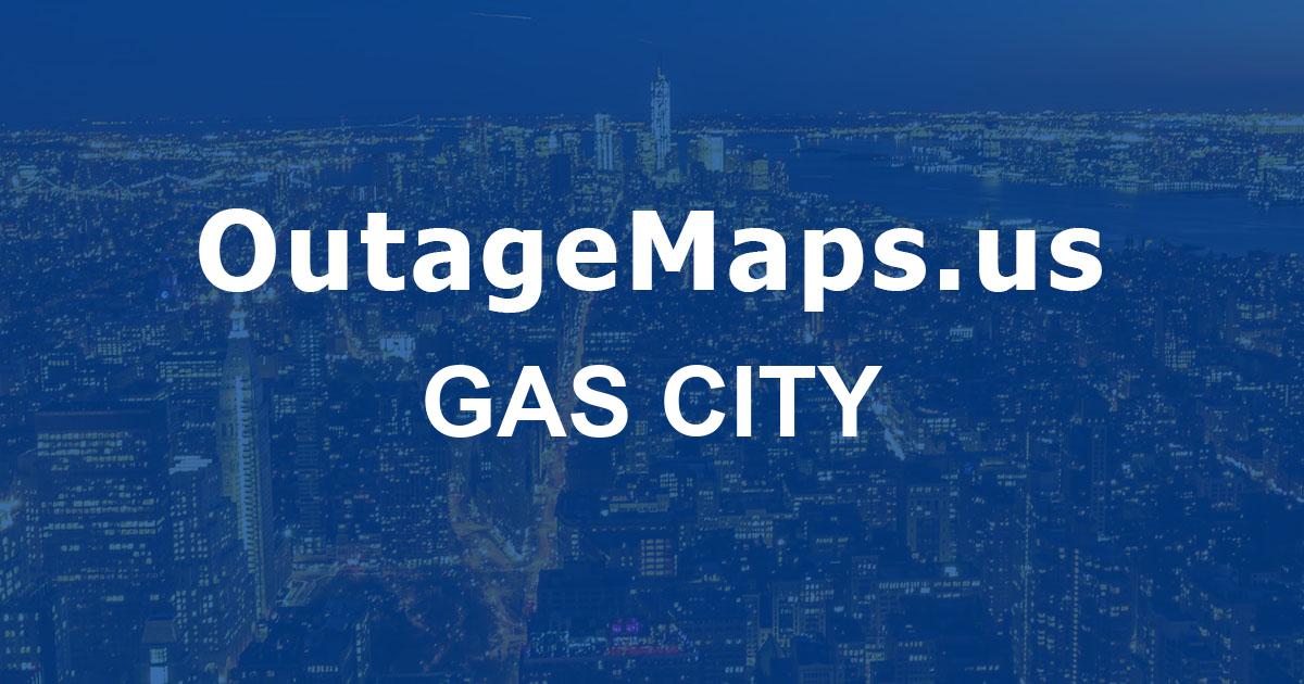 Gas City Power Outages Map
