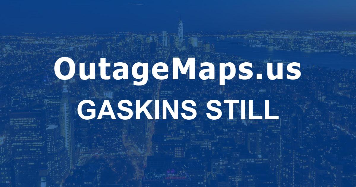 Gaskins Still Power Outages Map
