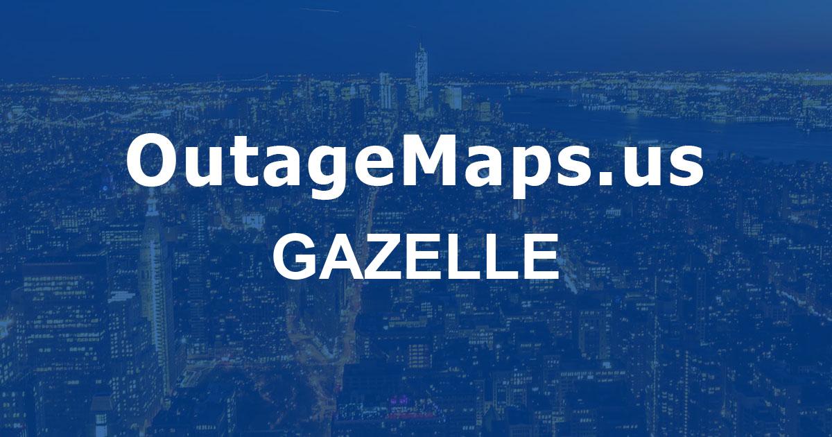 Gazelle Power Outages Map