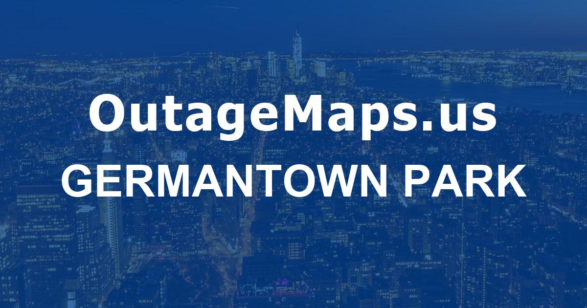 Germantown Park Power Outages Map