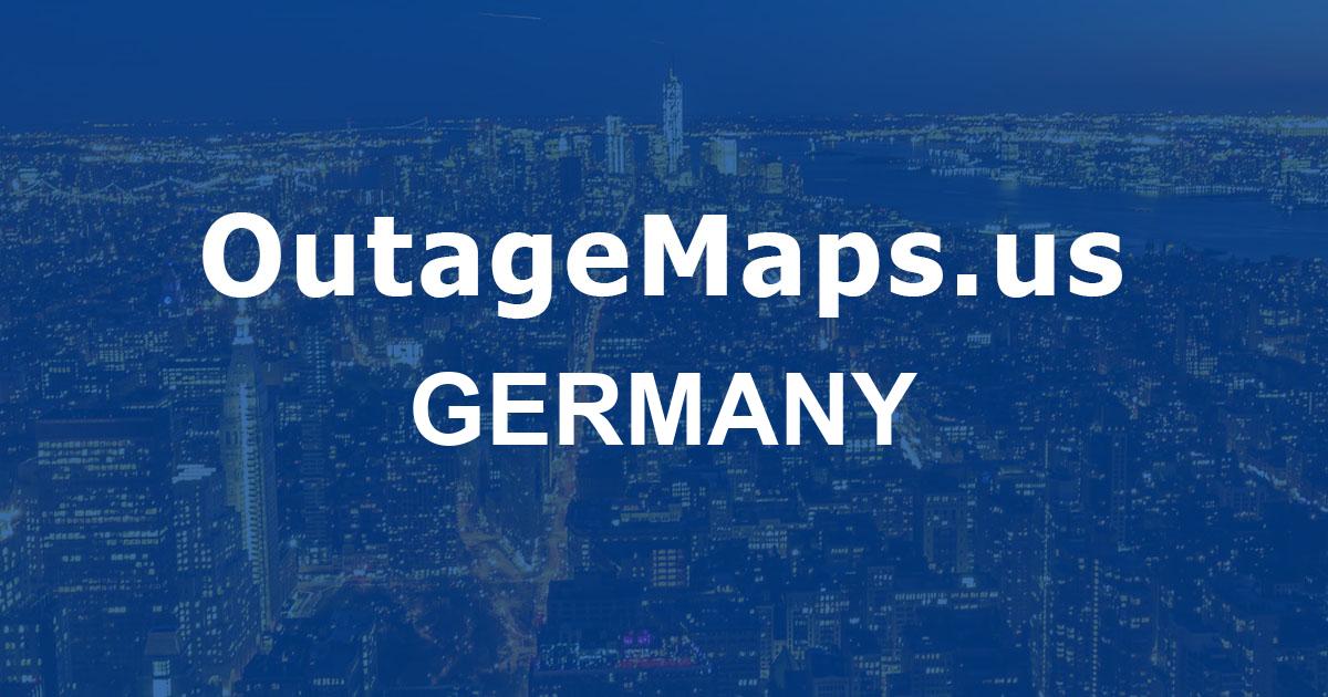 Germany Power Outages Map