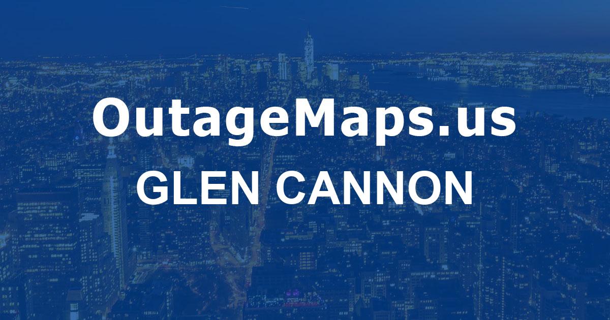 Glen Cannon Power Outages Map
