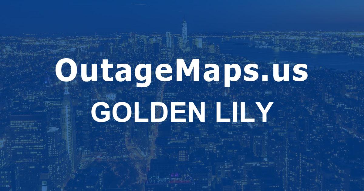 Golden Lily Power Outages Map