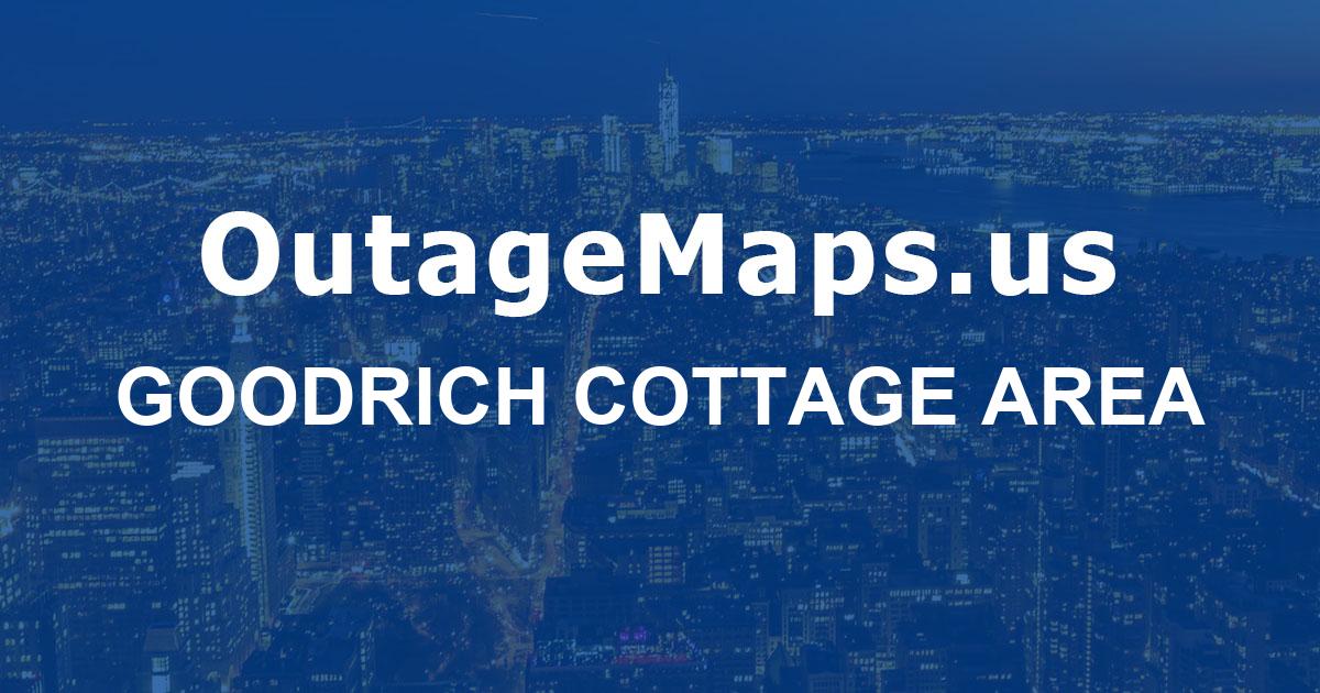 Goodrich Cottage Area Power Outages Map