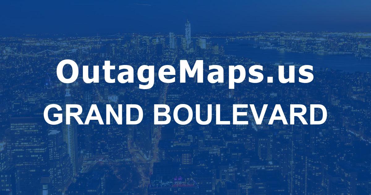 Grand Boulevard Power Outages Map