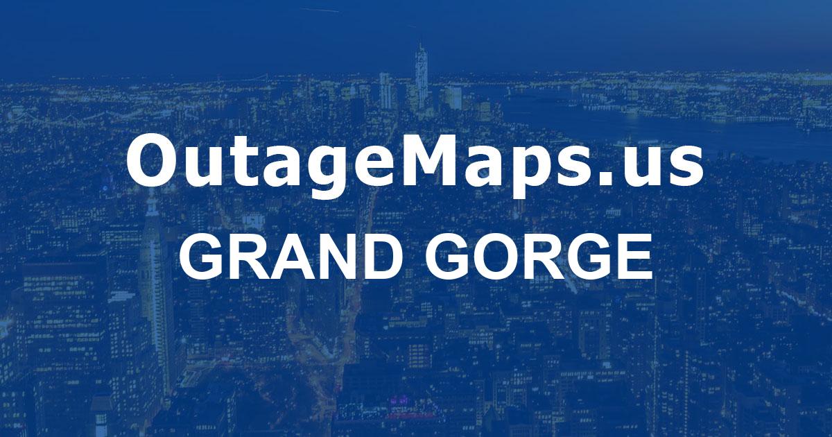 Grand Gorge Power Outages Map
