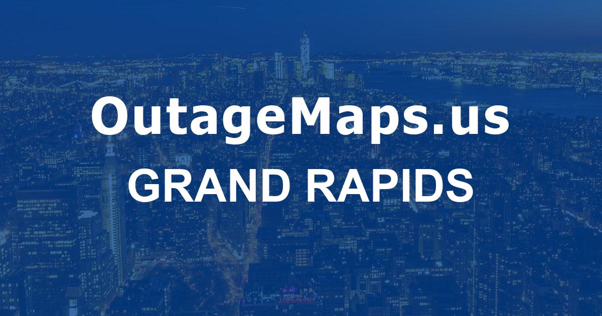 Grand Rapids Power Outages Map