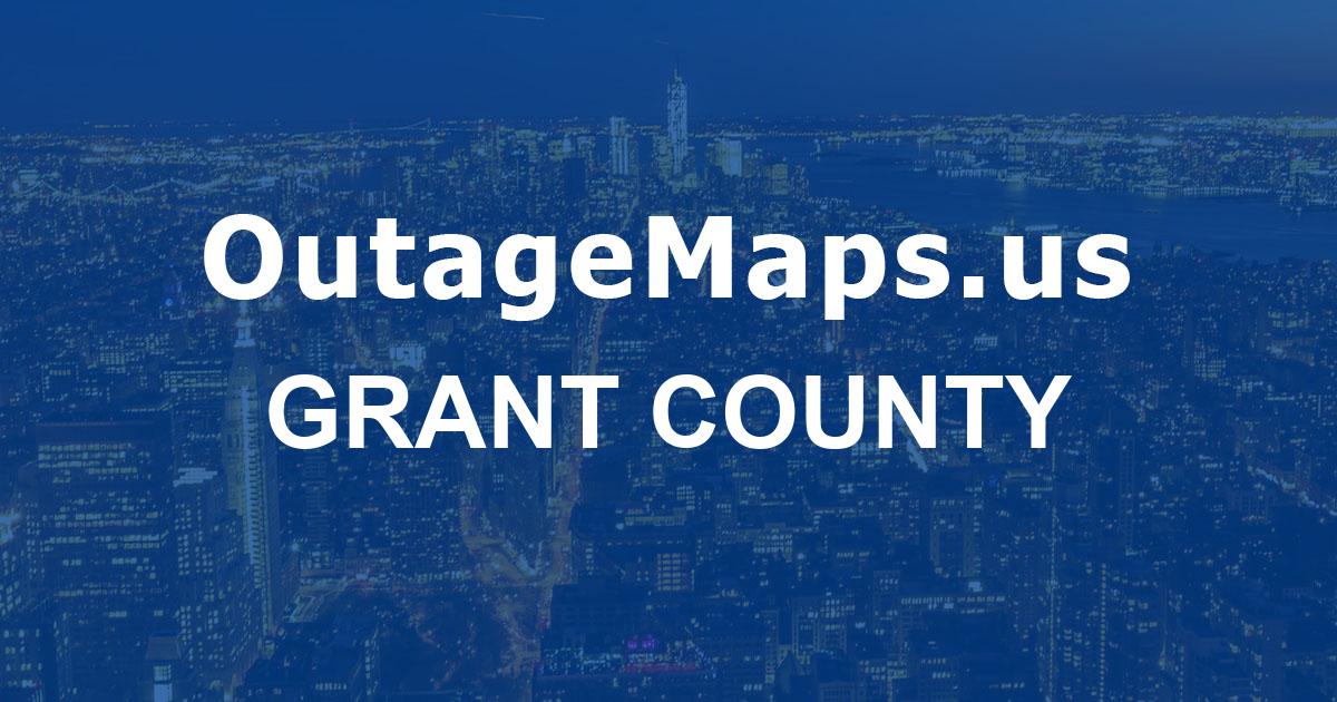 Grant County Power Outages Map