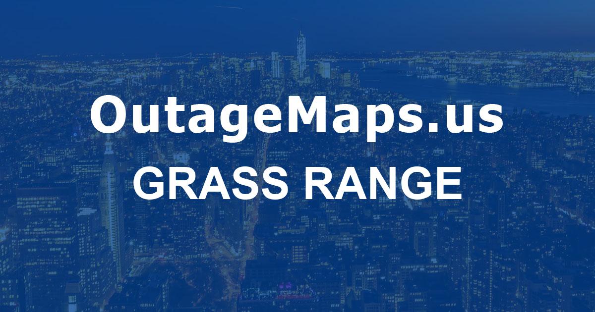 Grass Range Power Outages Map