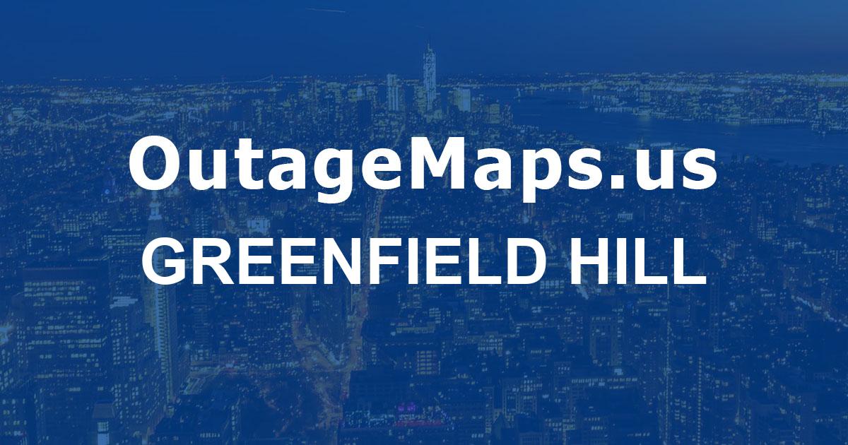 Greenfield Hill Power Outages Map
