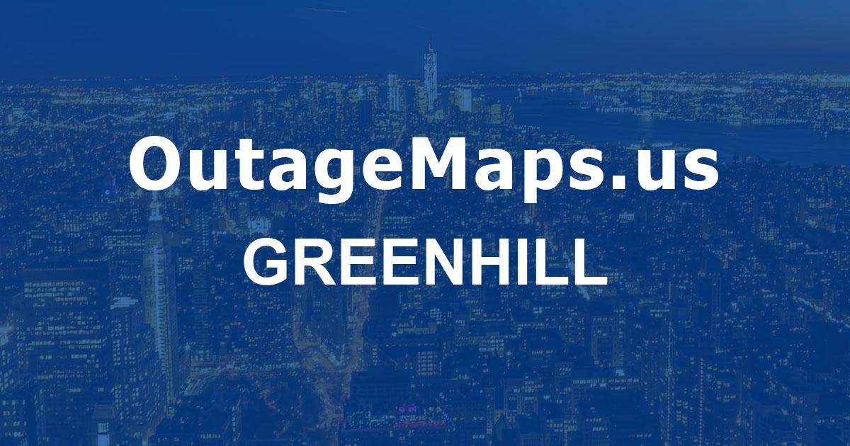 Greenhill Power Outages Map
